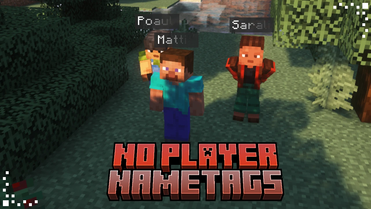 How to install the No Player Nametags Mod in Minecraft